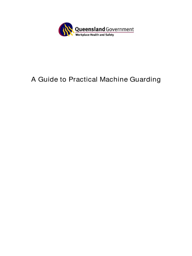A Guide To Practical Machine Guarding | PDF | Occupational Safety And Health | Risk