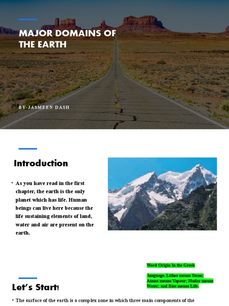 Major Domains of The Earth | PDF | Earth | Africa