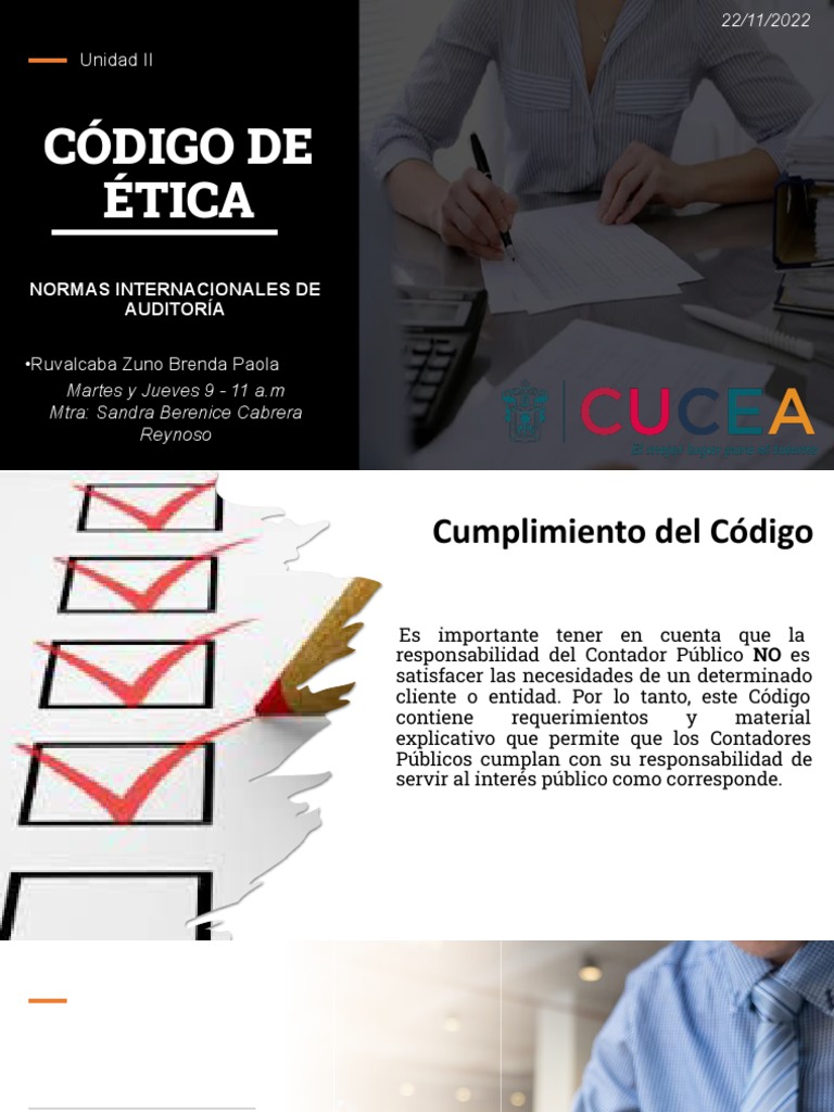 Código de Ética | PDF | Contador | Contabilidad