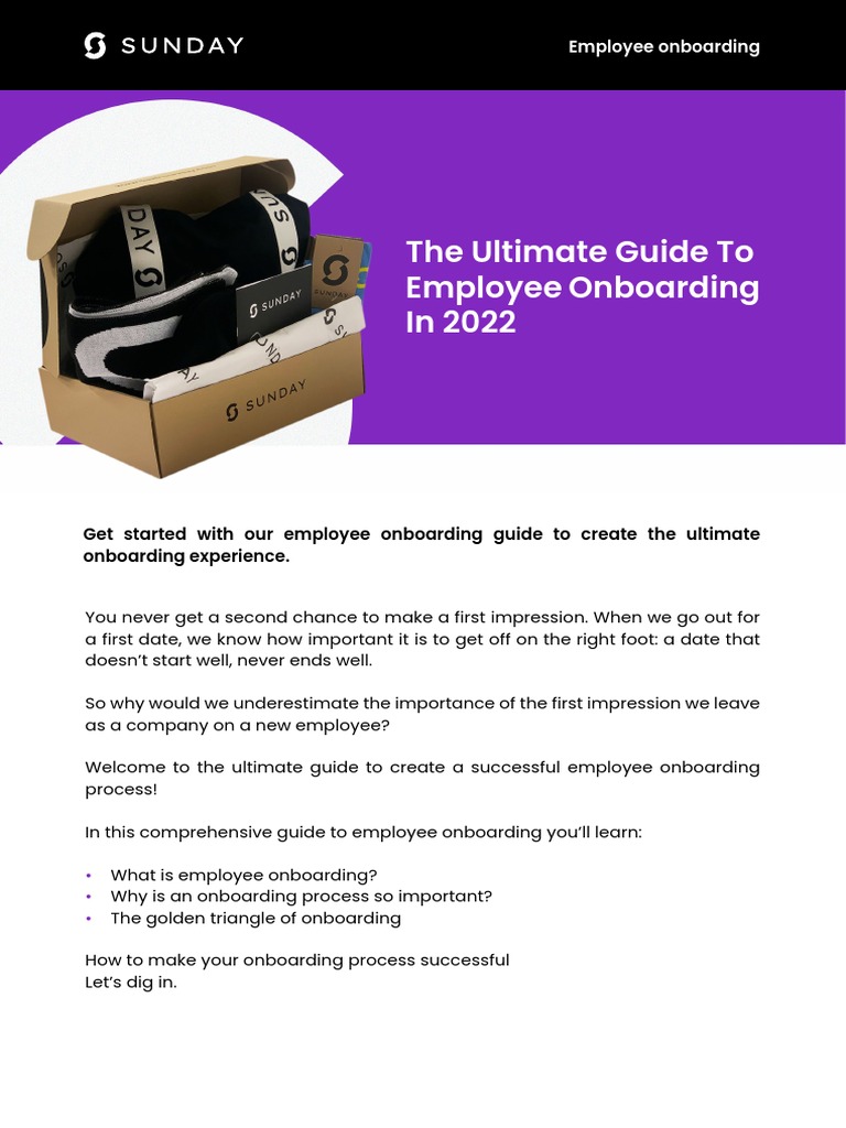 Ultimate Guide To Employee Onboarding Download Free Pdf Employment