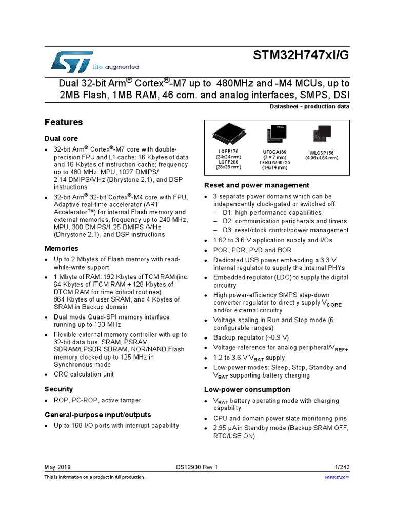 Arduino Portenta H7 Datasheet Stm32h747xi Pdf Power Supply
