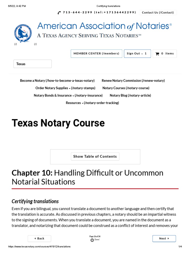 Certifying Translations | PDF | Notary Public | Practice Of Law