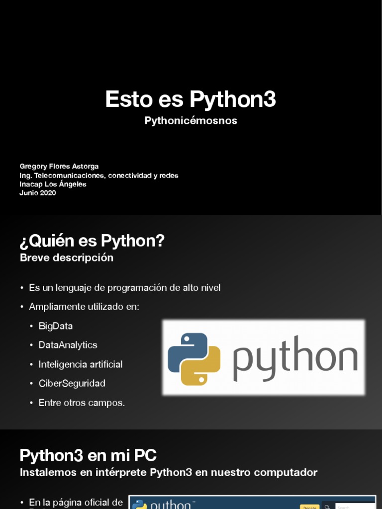Programando - Python | PDF | Python (lenguaje de programación) | Variable (informática)