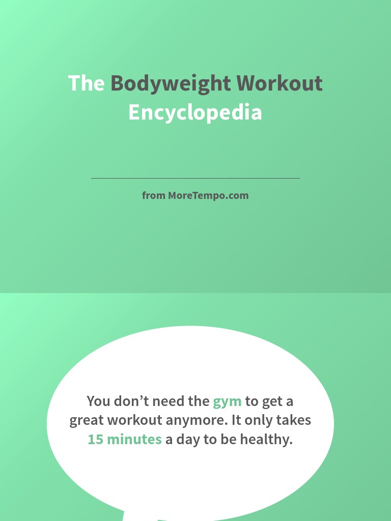 Dokumen - Tips - The Ultimate Bodyweight Workout Encyclopedia | PDF ...