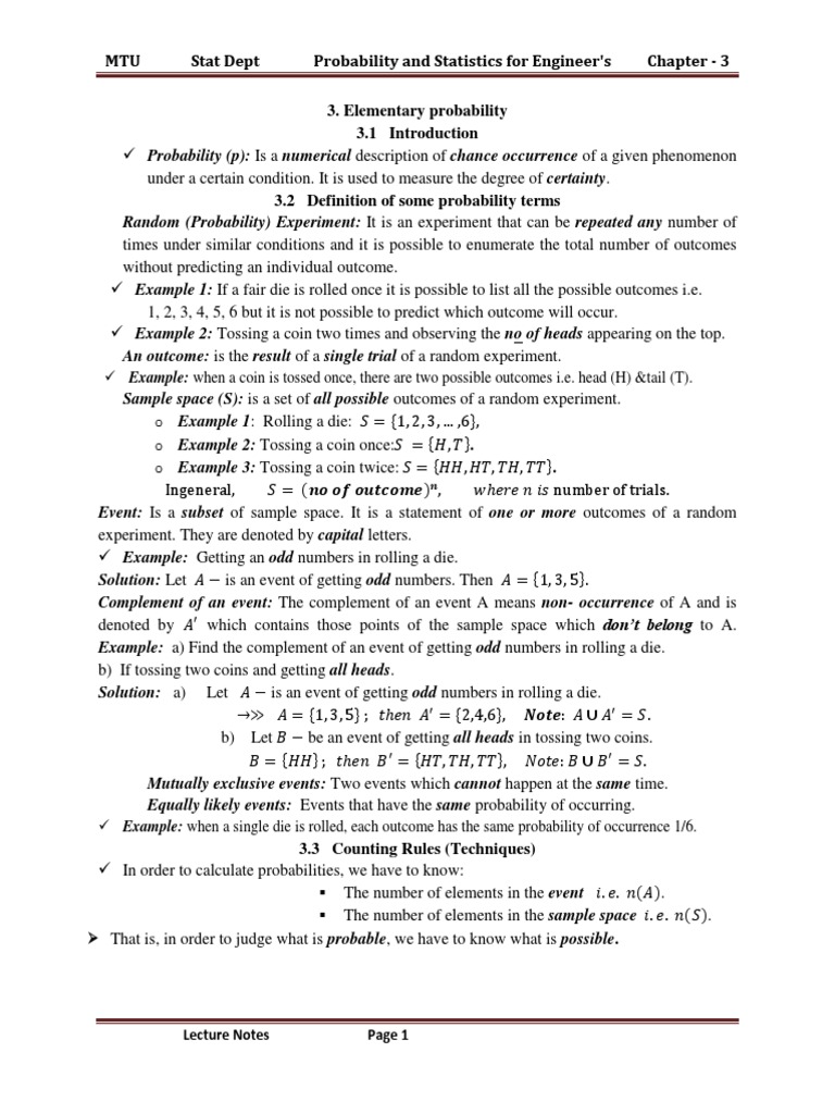 Chapter 3e | PDF | Probability | Science