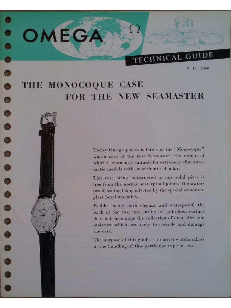 Omega The Monocoque Case For The New Seamaster | PDF