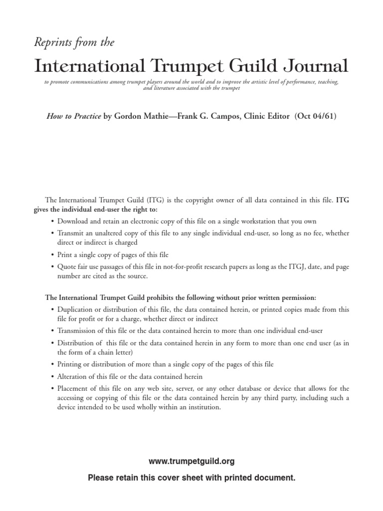 Itg - How To Practice | PDF | Scale (Music) | Computer File