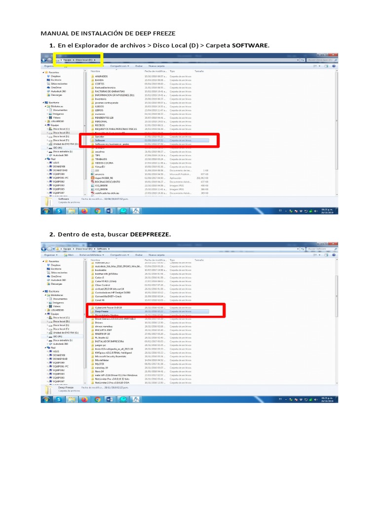 Manual de Instalación de Deep Freeze | PDF