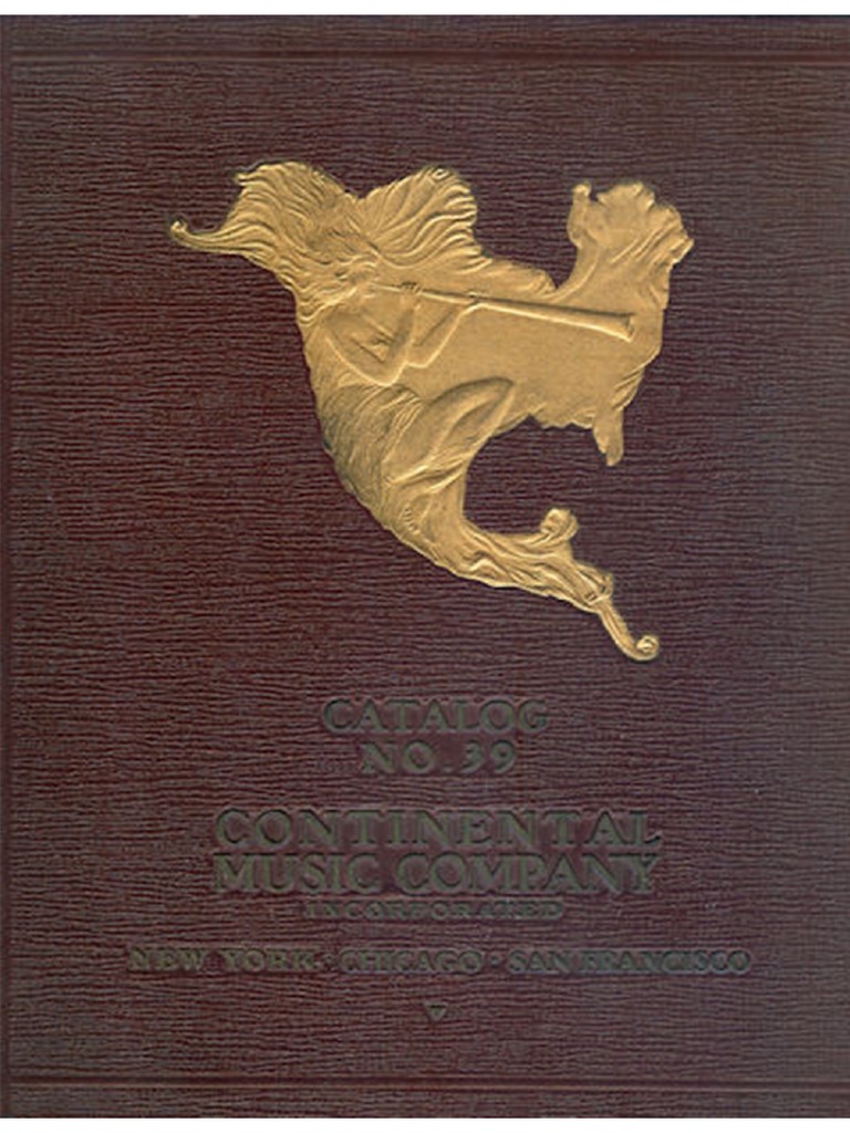 1939 Continental Fretted Instrument Excerpt From A Continental Counter ...