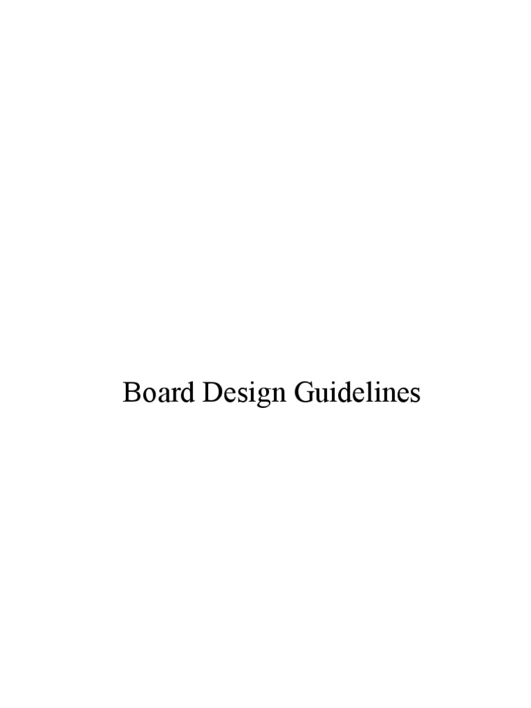 Board Design Guidelines 2003 Rev-A | PDF | Printed Circuit Board ...