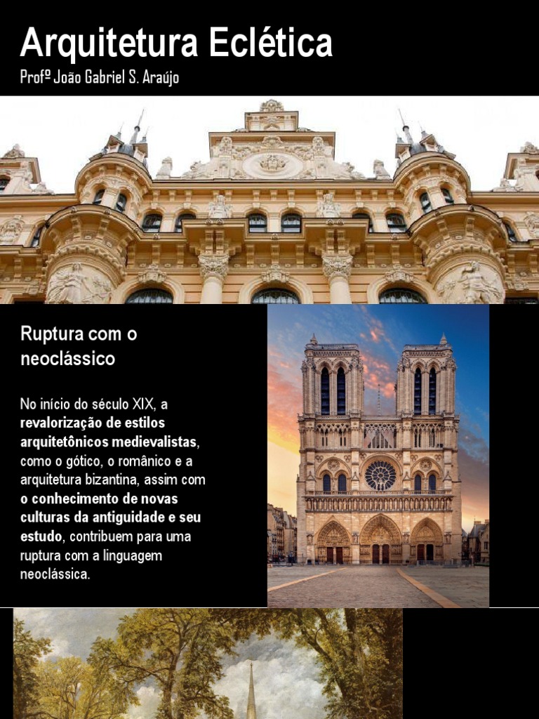 Arquitetura eclética | PDF | Art Nouveau | Arquitetura gótica