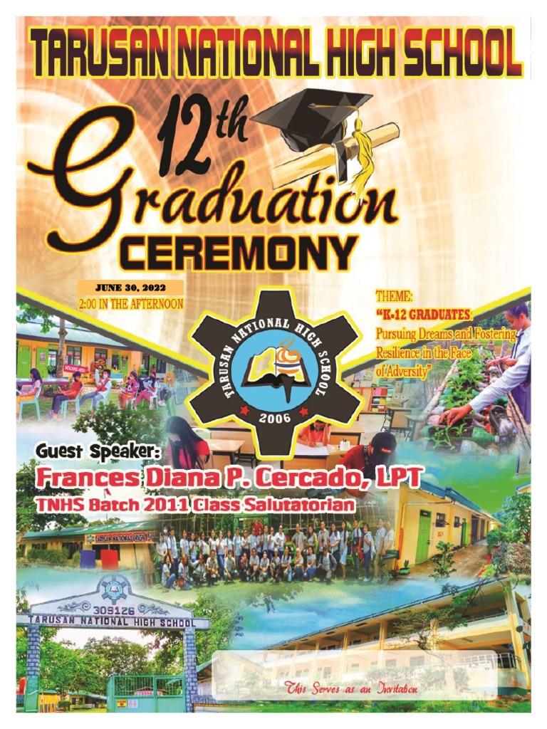 Grad Program SHS Final Na | PDF | Worship | Dream