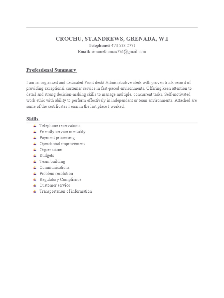 Simone's Resume | PDF