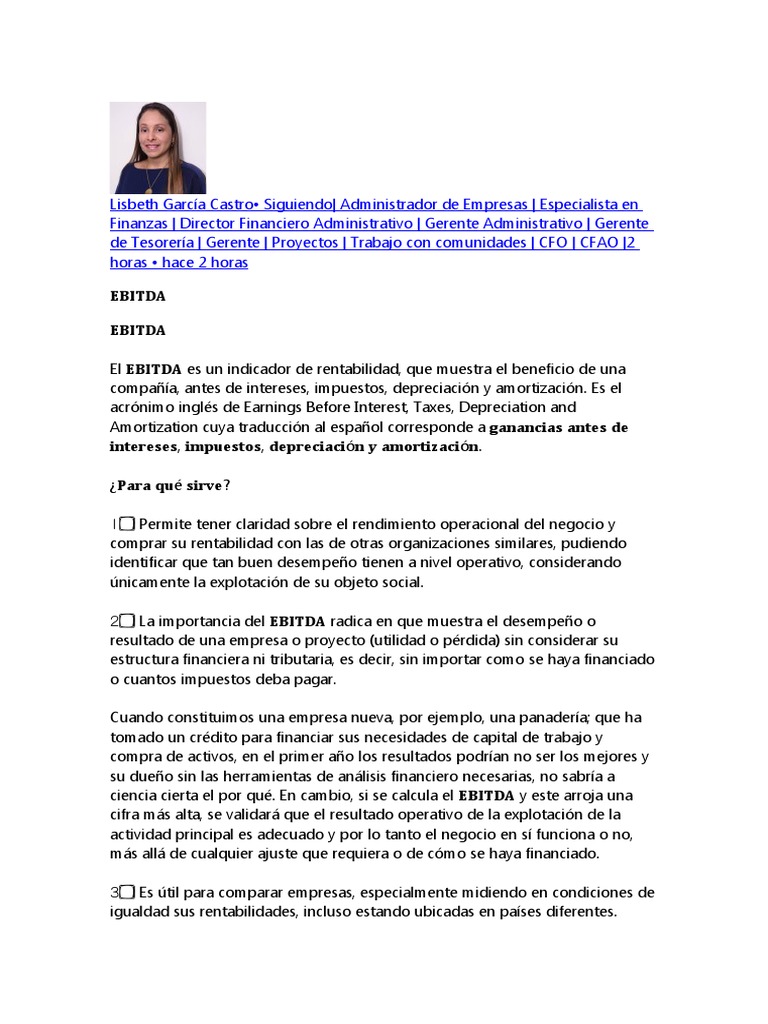 Lisbeth García Castro | PDF | Business | Impuestos