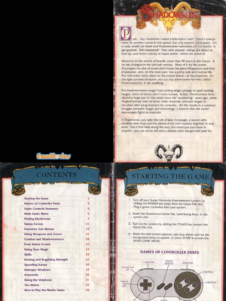 Shadowrun Manual | PDF
