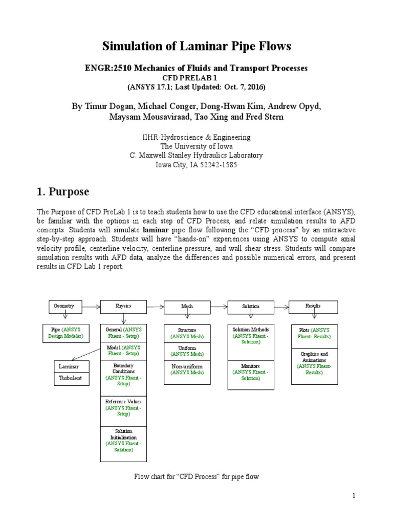 Introductory Pre-Lab1 Manual | PDF | Computational Fluid Dynamics ... Introductory Pre-Lab1 Manual | PDF | Computational Fluid Dynamics ...