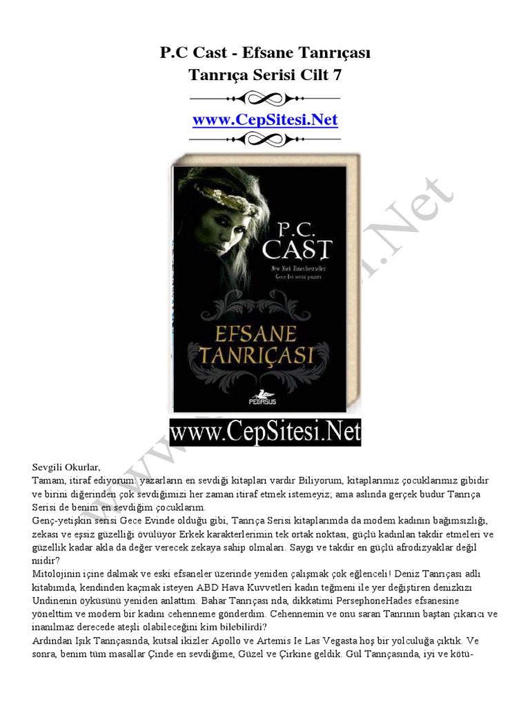 P.C Cast - Efsane Tanricasi Tanrica Cilt 7 | PDF