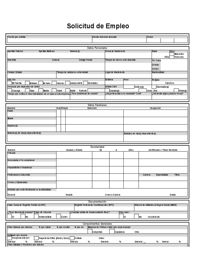 Solicitud de Empleo Digital 2022-2023 | PDF