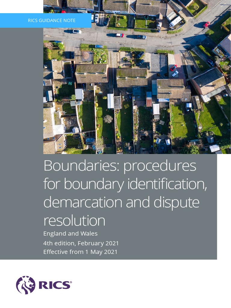 Boundaries Procedures For Boundary Identification Demarcation and ...
