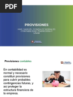 Diferencias entre Provisión y Previsión | PDF | Contabilidad | Deuda