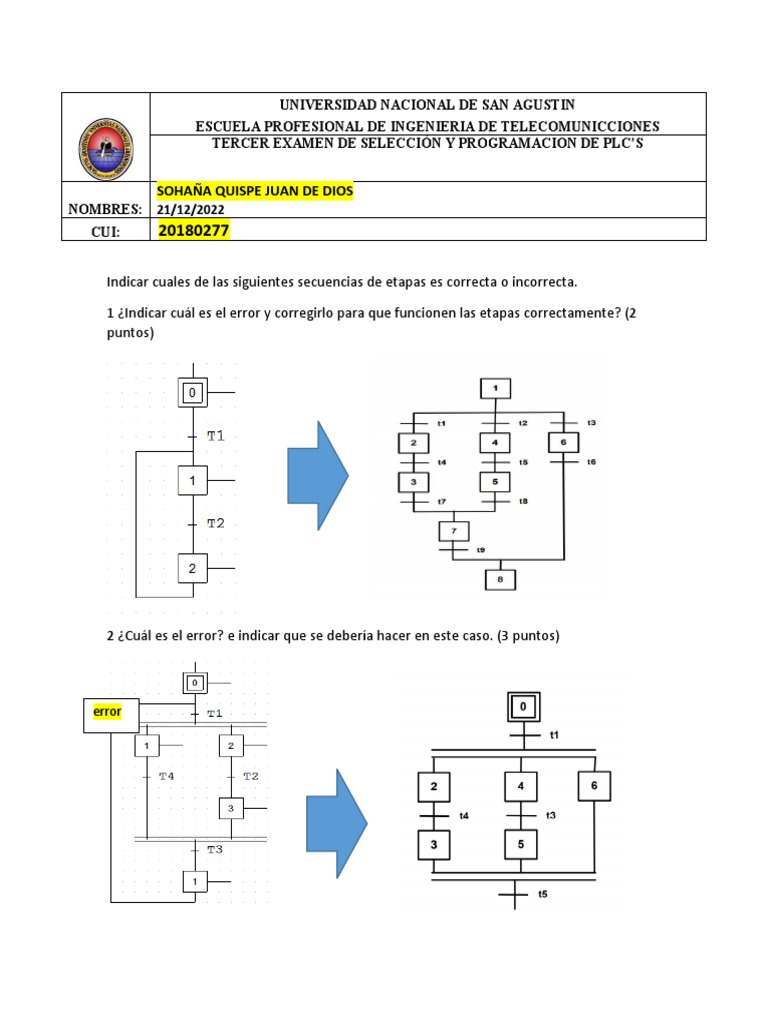 Tercer Examen de PLC | PDF | Ingeniería de software | Ingeniería ... Tercer Examen de PLC | PDF | Ingeniería de software | Ingeniería ...