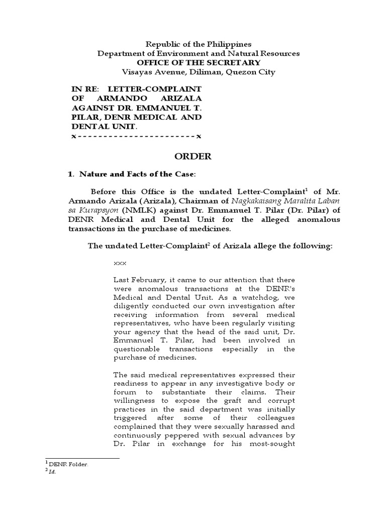 In Re Letter Complaint Against | Download Free PDF | Complaint | Evidence