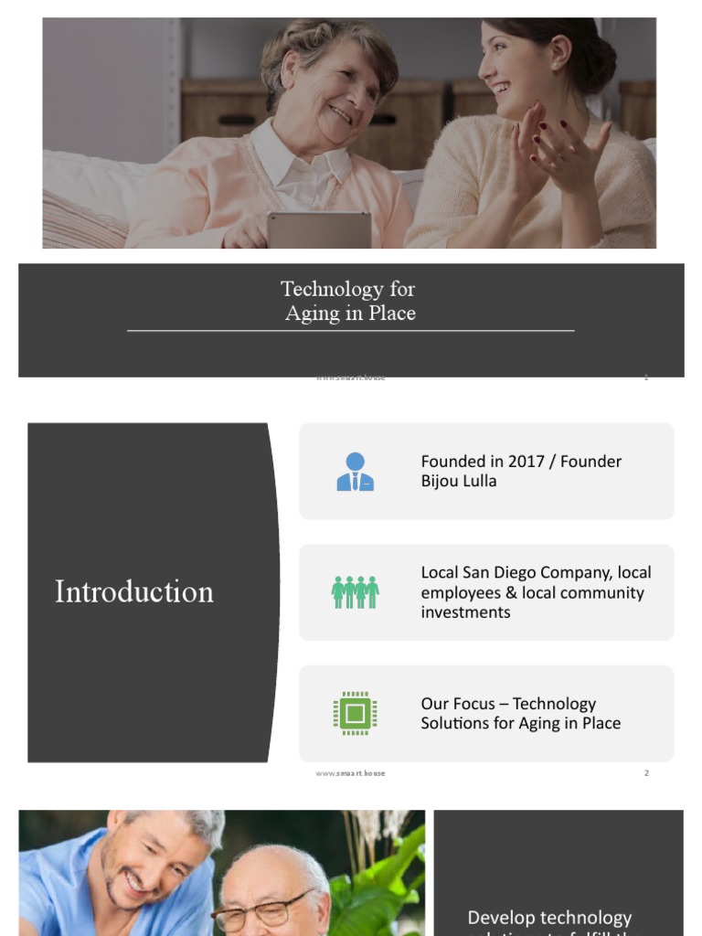 Technology For Aging in Place - Age Well | PDF | Sensor | Caregiver