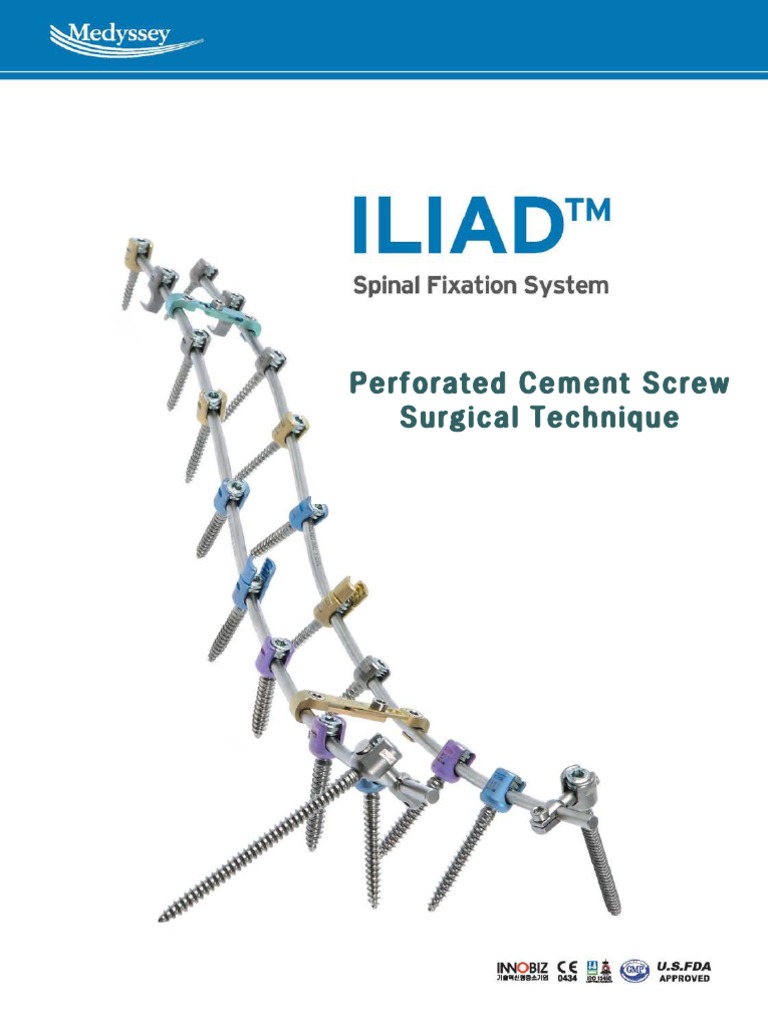 Perforated Screw Surgical Technique | Download Free PDF | Vertebral ...