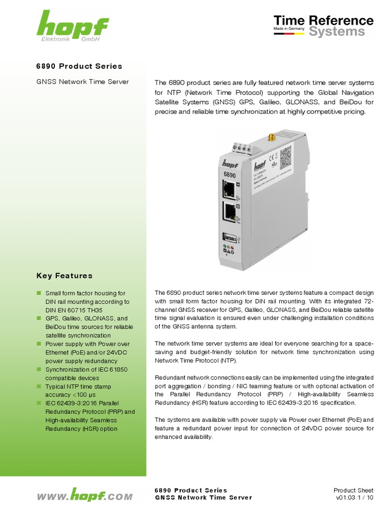 Hopf 6890-ProductSeries ProductSheet v0103 EN | PDF | Internet ...
