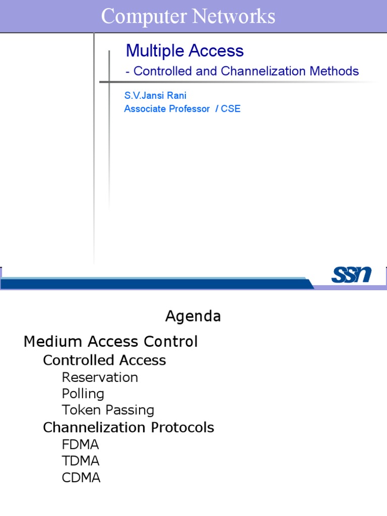 2-5-Controlled Access MAC | PDF | Channel Access Method | Data Transmission