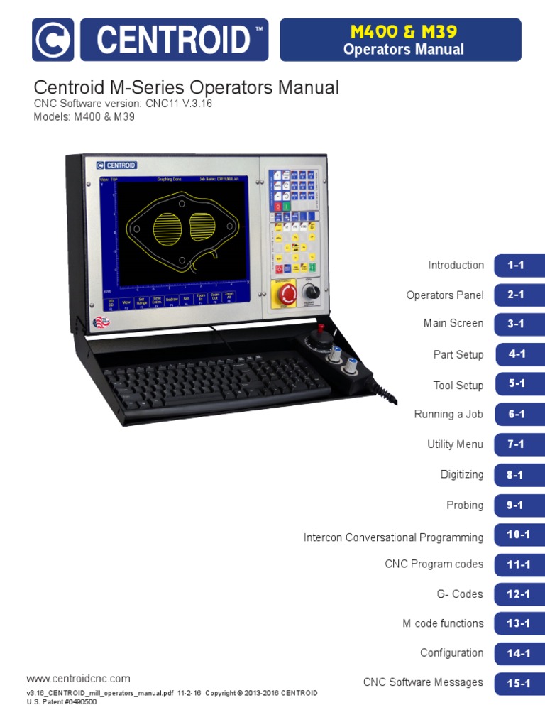 Centroid v3.16 Mill Operator Manual | PDF | Keyboard Shortcut ...