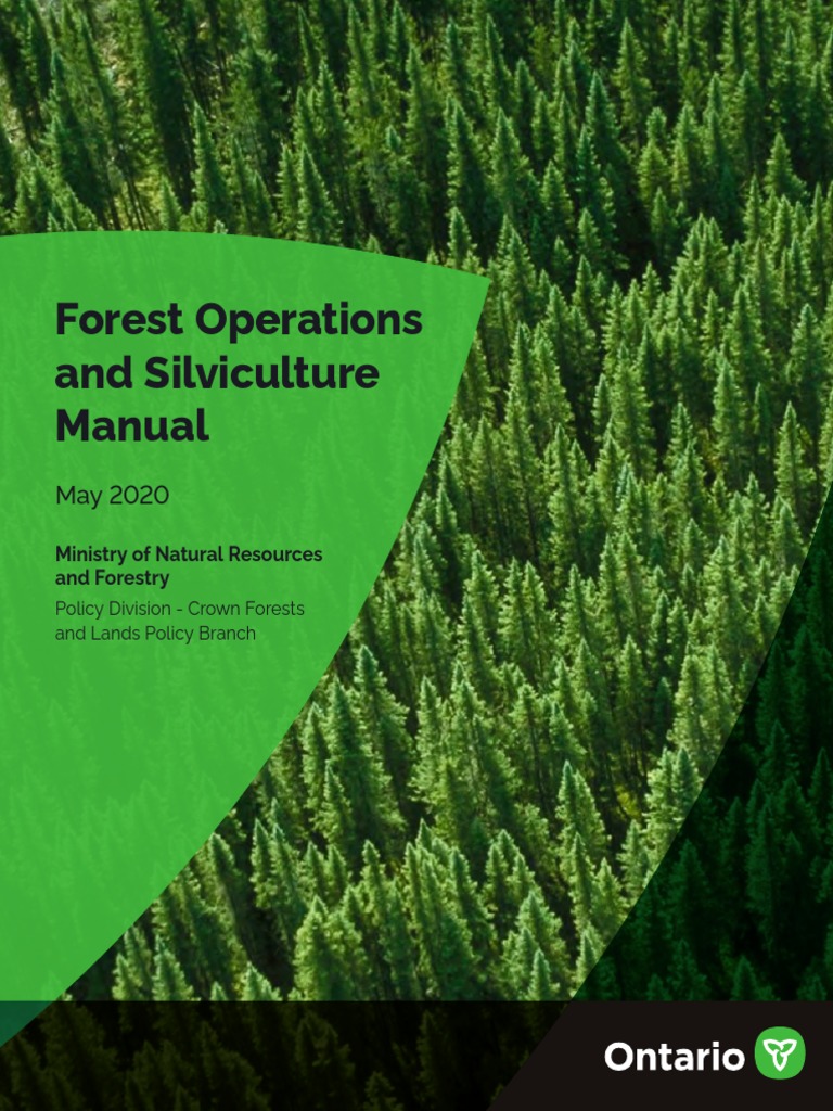 MNRF Forestry Operations Handbook 2020 | PDF | Forestry | Policy