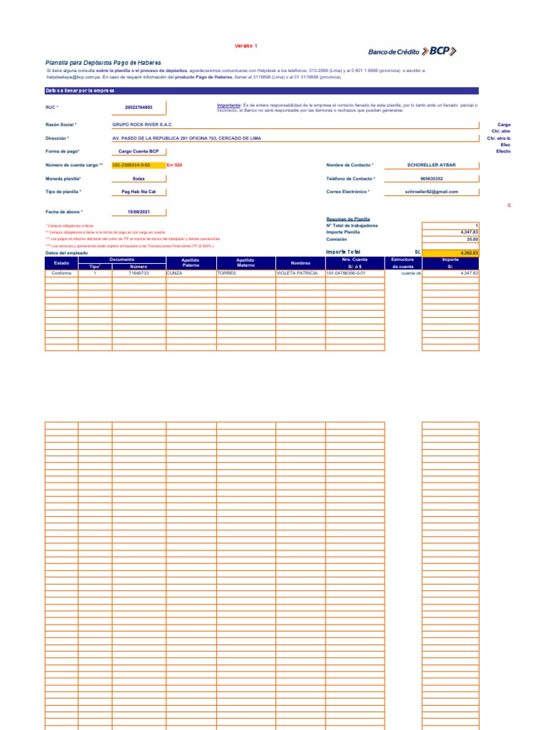 Plantilla PDH | PDF | Dinero | Economias