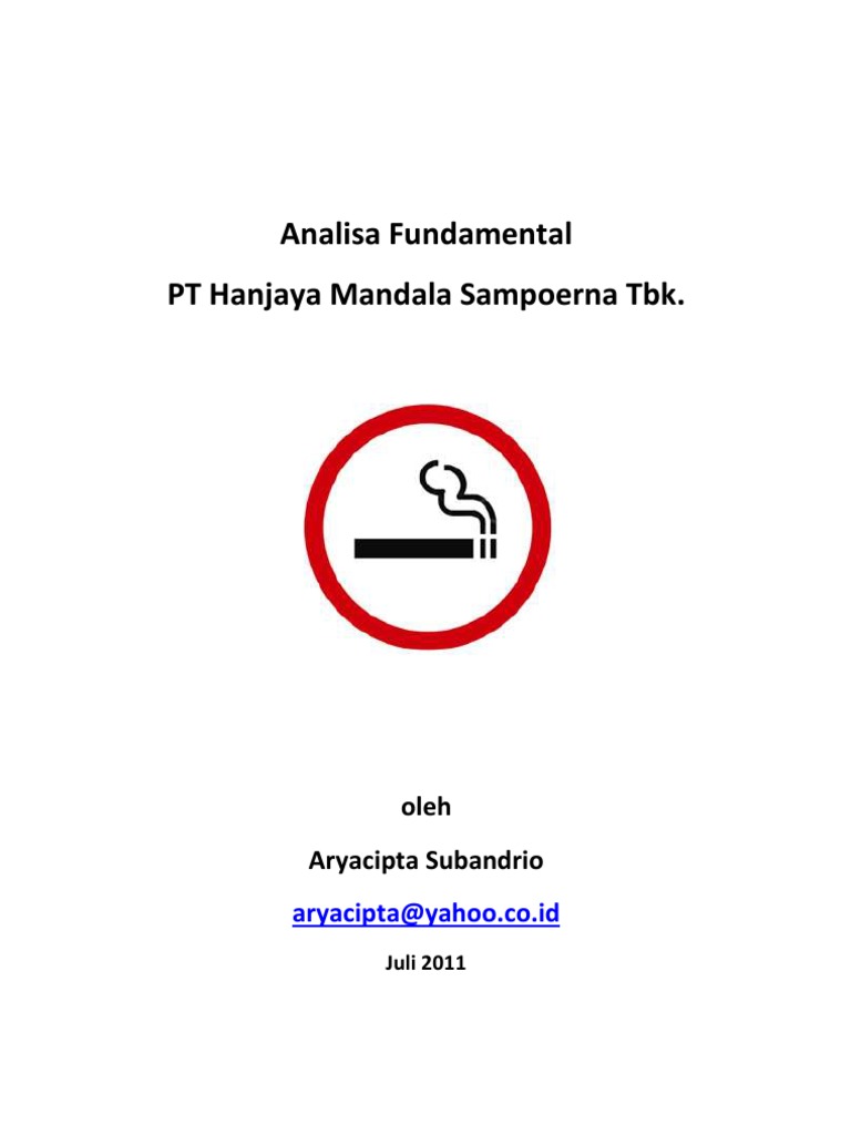 Analisis Fundamental HMSP | PDF