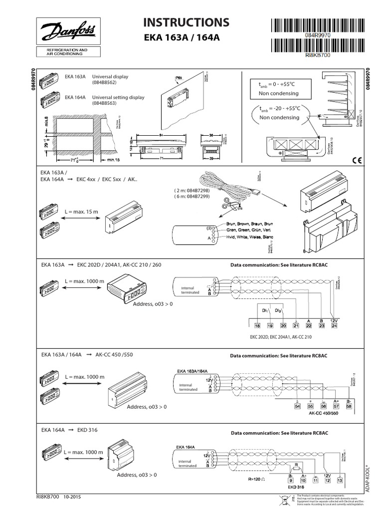 Instructions EKA 163A, 164A | PDF | Computing