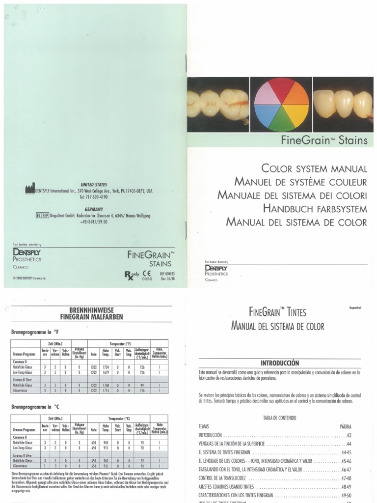 Color System Compartido Color Stains | PDF