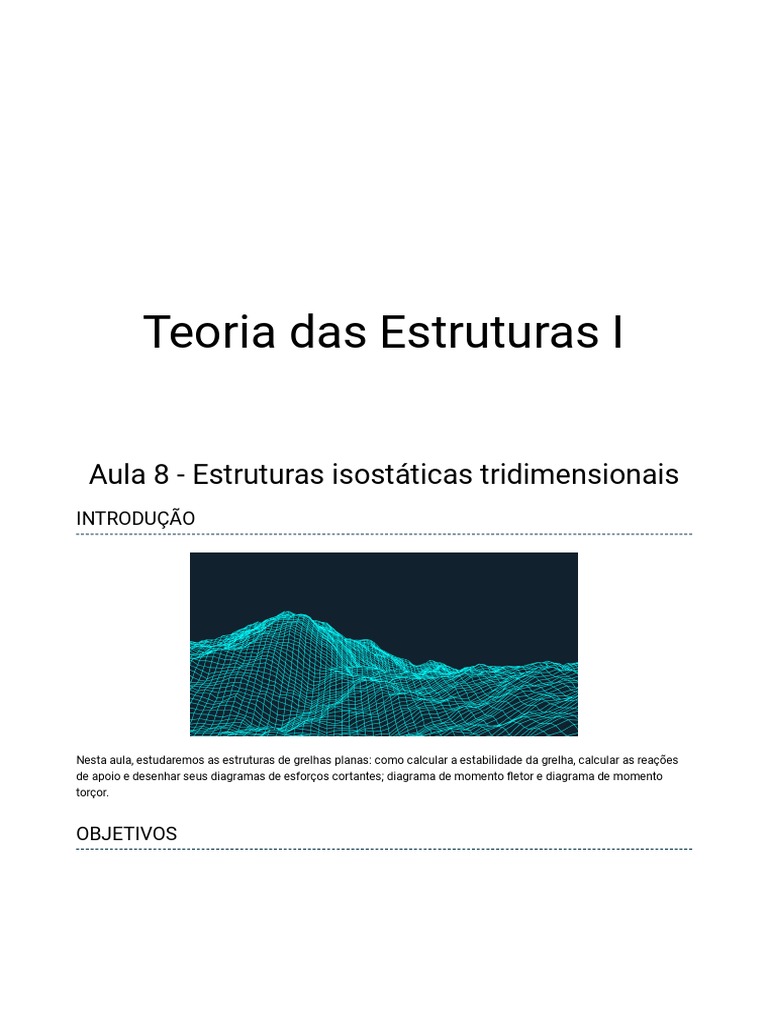 Estruturas Isostáticas: Cálculos e Diagramas | PDF | Flexão (Física ...