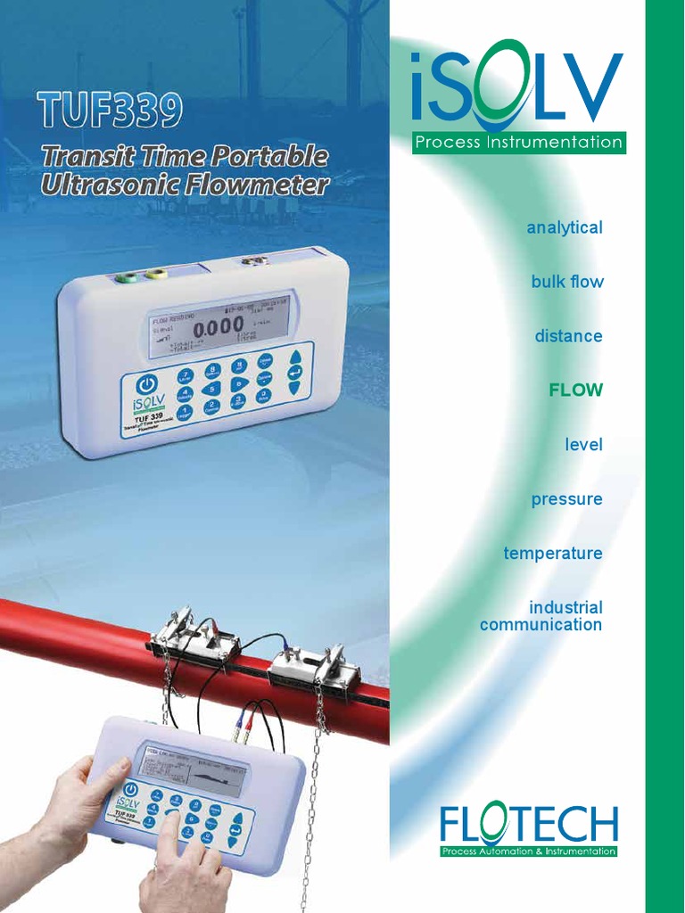 Ca Tuf339-V01 | PDF | Flow Measurement | Ultrasound