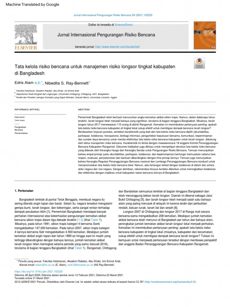4.terjemah Disaster Risk Governance For District-Level Landslide Risk ...