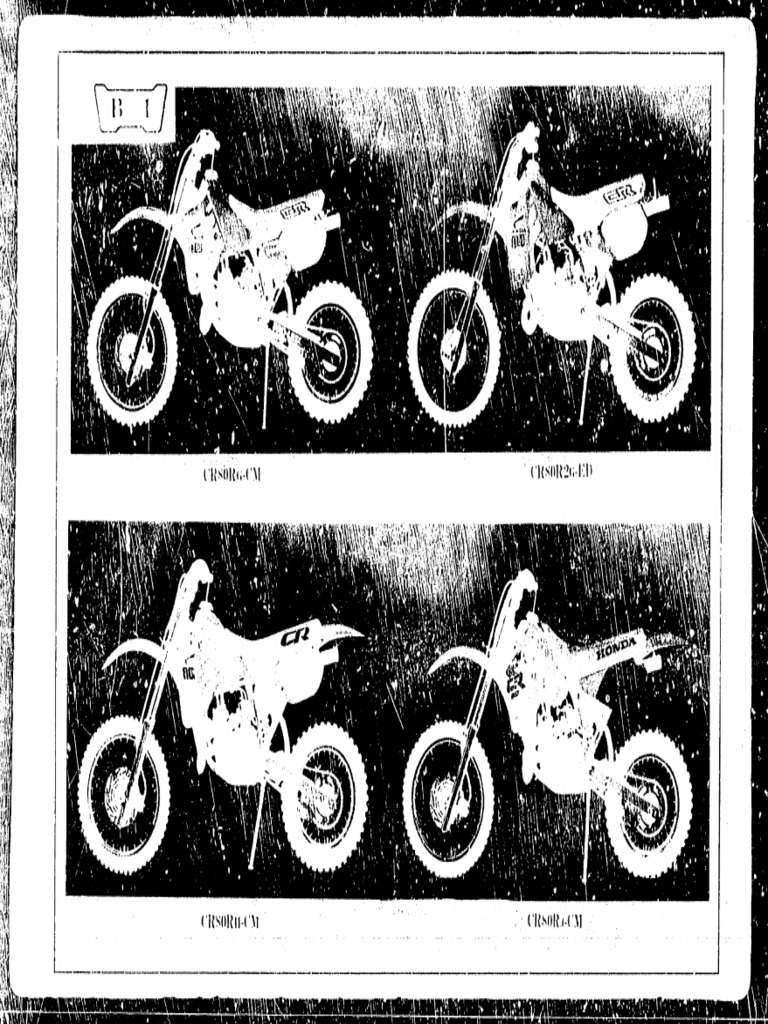 CR80 85-89 Parts List | PDF