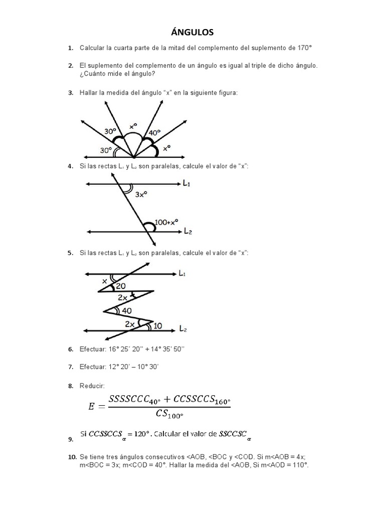 ÁNGULOS | PDF