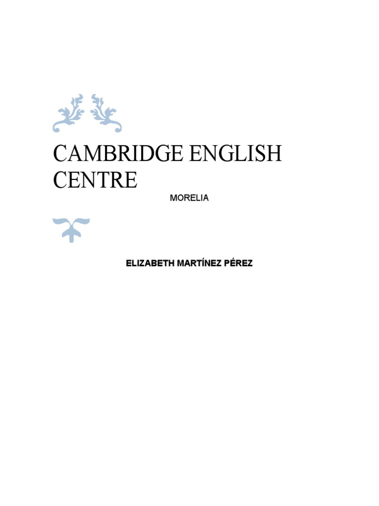 Cambridge English Center | PDF | Idioma en Inglés | México