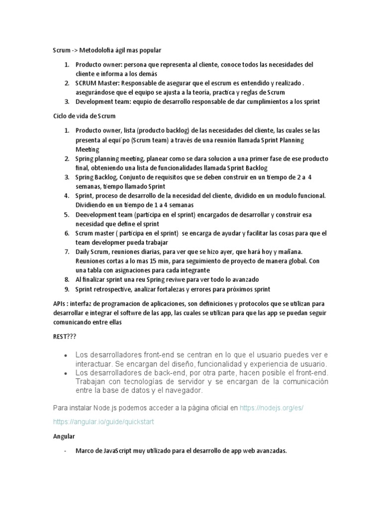 Scrum | PDF | Scrum (desarrollo de software) | Script Java