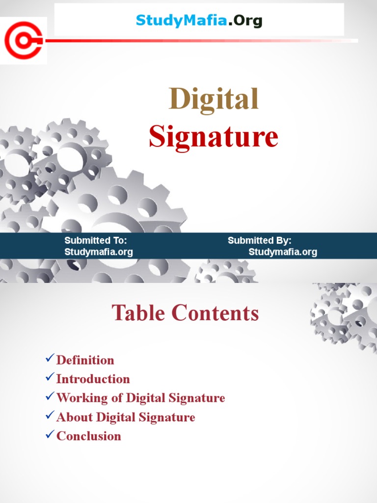 digitAL SIGNATURE | PDF | Public Key Cryptography | Key (Cryptography)