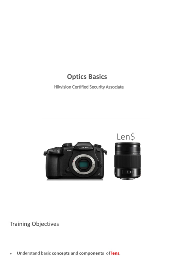 Optics Basics | Download Free PDF | Camera Lens | Field Of View