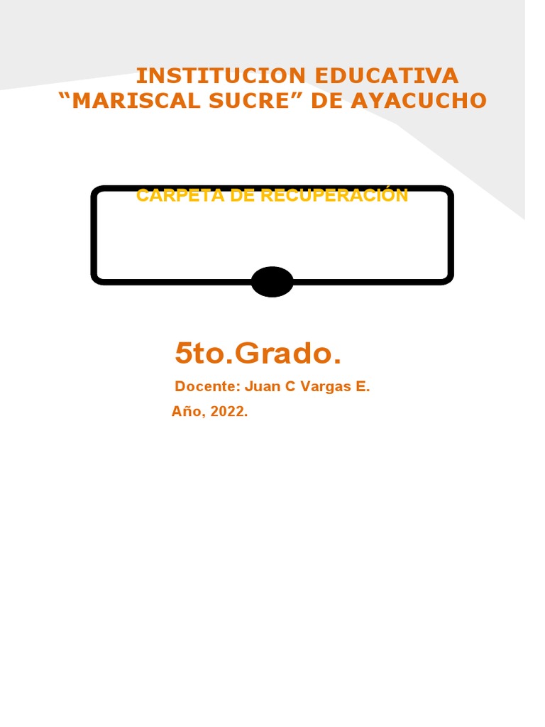 Experiencias de Aprendizaje 5to Grado | PDF | Agua | Niebla