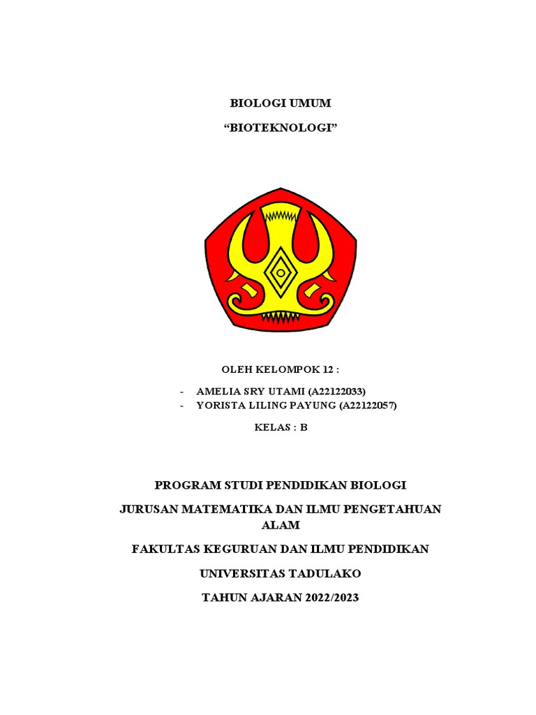 Makalah Biologi Umum Kel. 12 | PDF