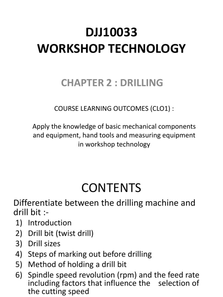 Drilling | PDF | Drilling | Drill