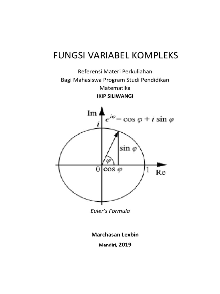 Materi Fungsi Variabel Kompleks | PDF | Metode & Bahan Ajar