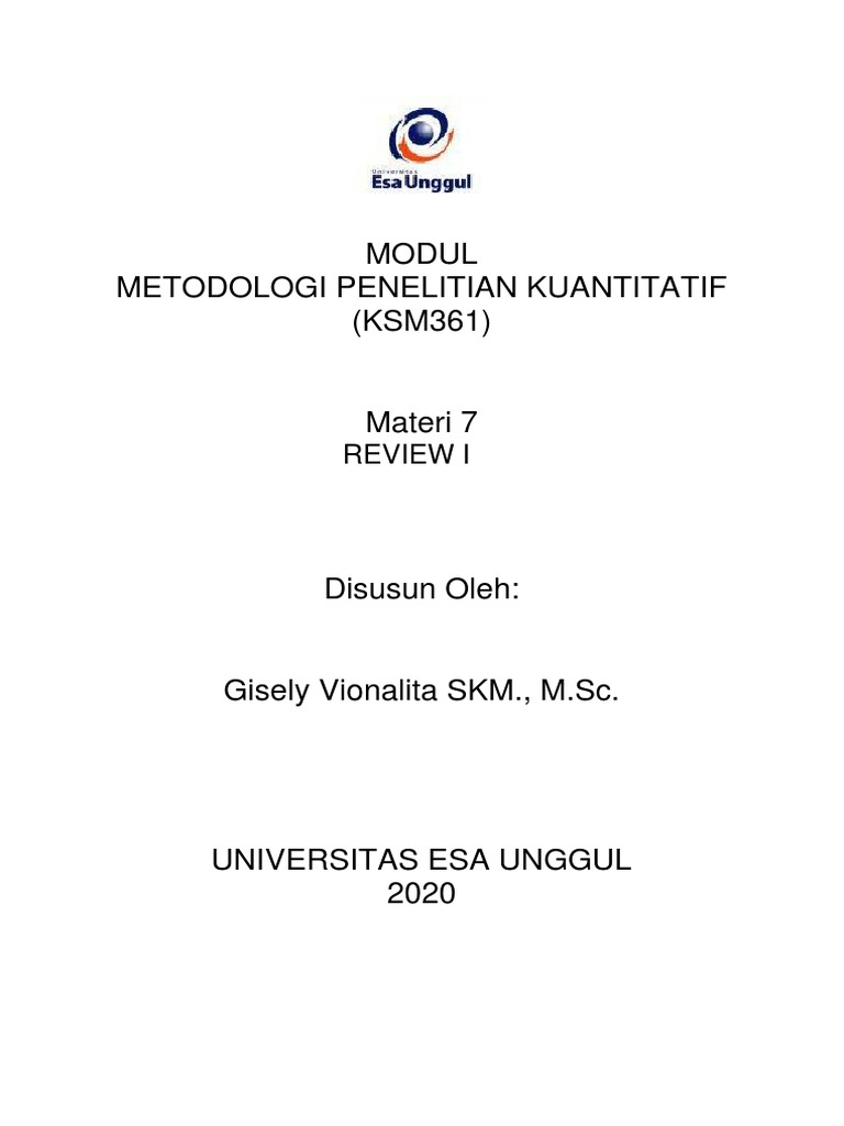 Materi Studi Kohor | PDF | Karier & Perkembangan | Pengembangan Diri